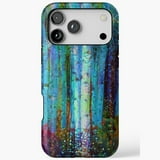 Birch Woods Forest Nature Tree Art Phone Cover for iPhone 11 12 13 14 15 16 17 Pro Max - Walmart.com