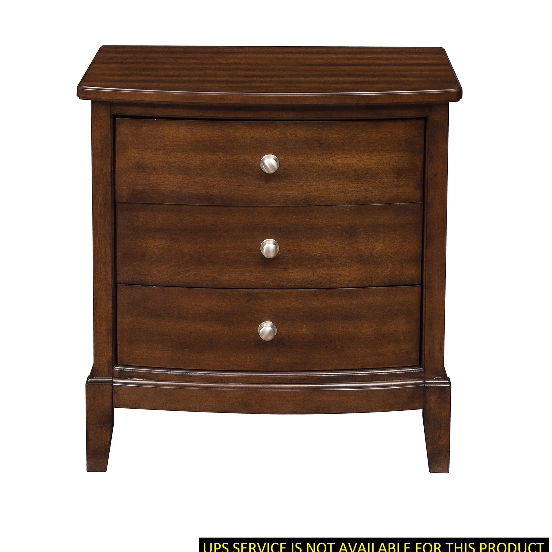 Birch veneer, no assembly - Simple and functional bedroom nightstand ...