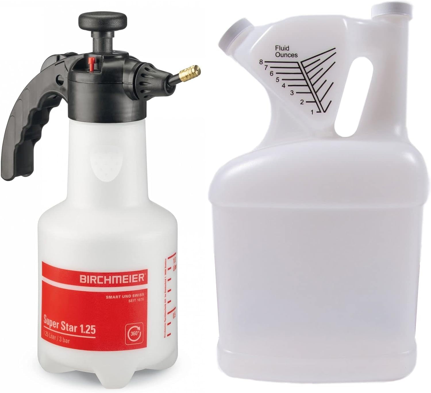 Birchmeier Super Star 360° Hand Sprayer with Tip N' Measure 1 Gallon ...