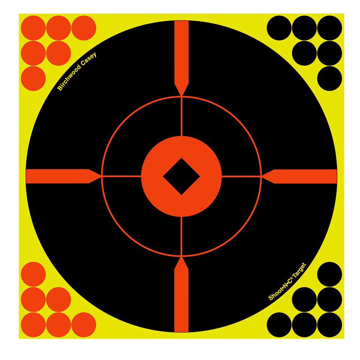 Birchwood Casey Shoot-N-C Bull's-Eye BMW 8" Self-Adhesive Target 6 Pack ...