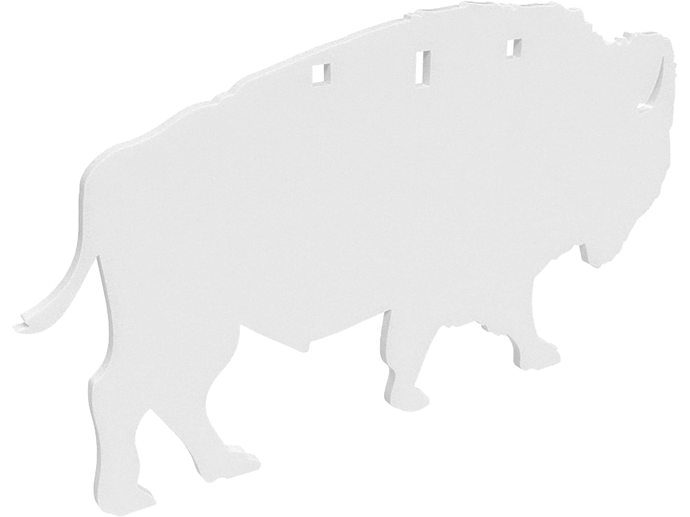 Birchwood Casey AR500 Steel Target Bison - Walmart.com