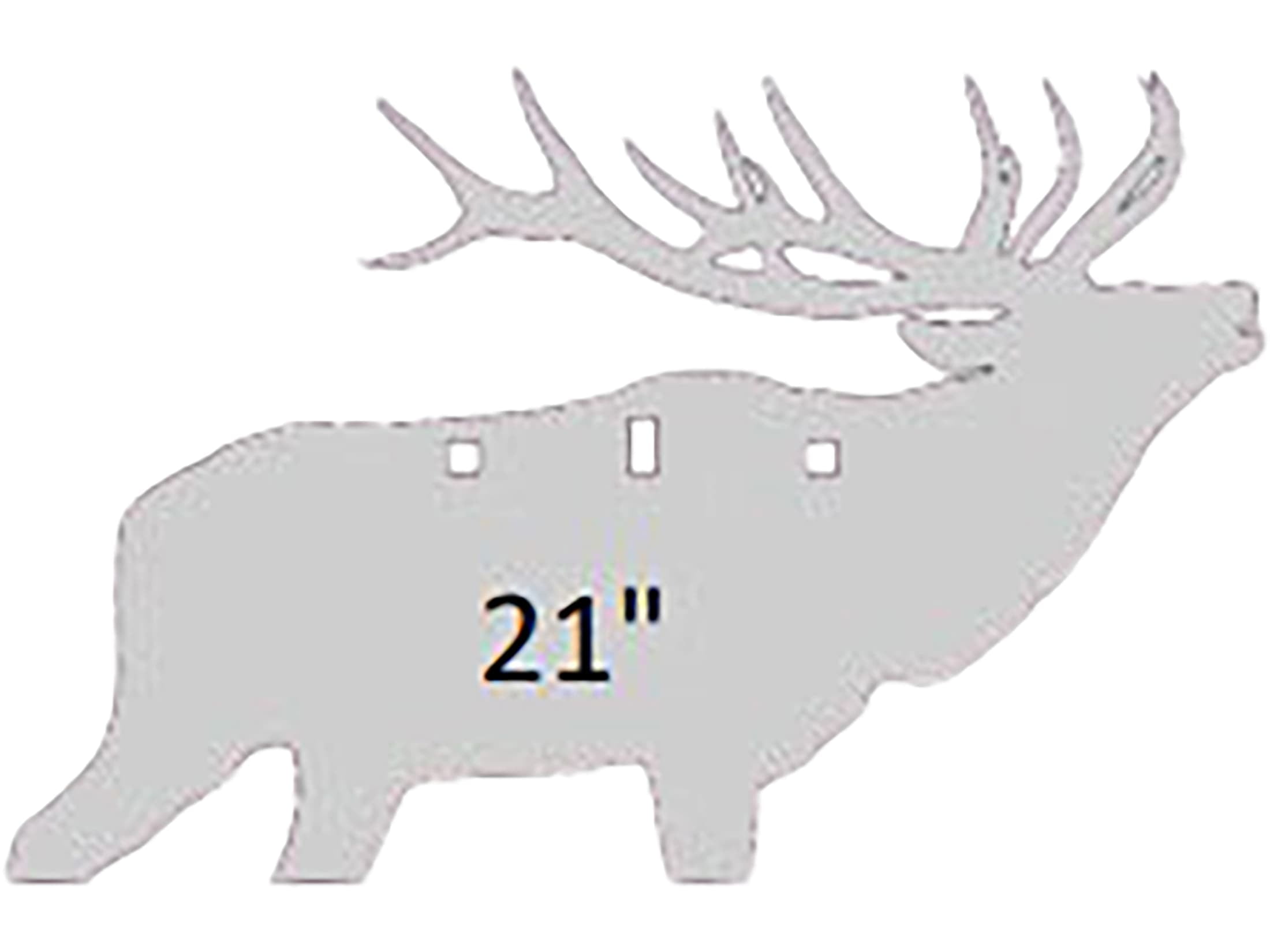 Birchwood Casey AR500 Steel Target Elk - Walmart.com