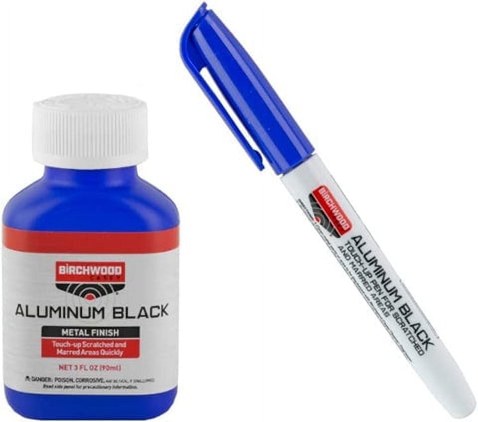 Birchwood Casey Aluminum Black Touch up Liquid Blackening with Touch-up ...