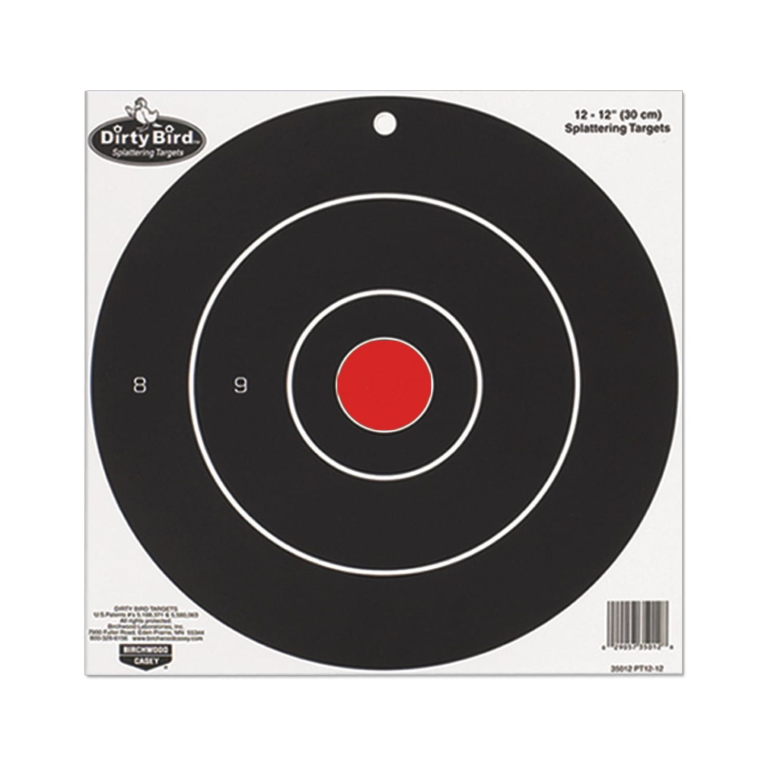 Birchwood Casey Dirty Bird Paper Targets Bulls-eye Target 35181 ...