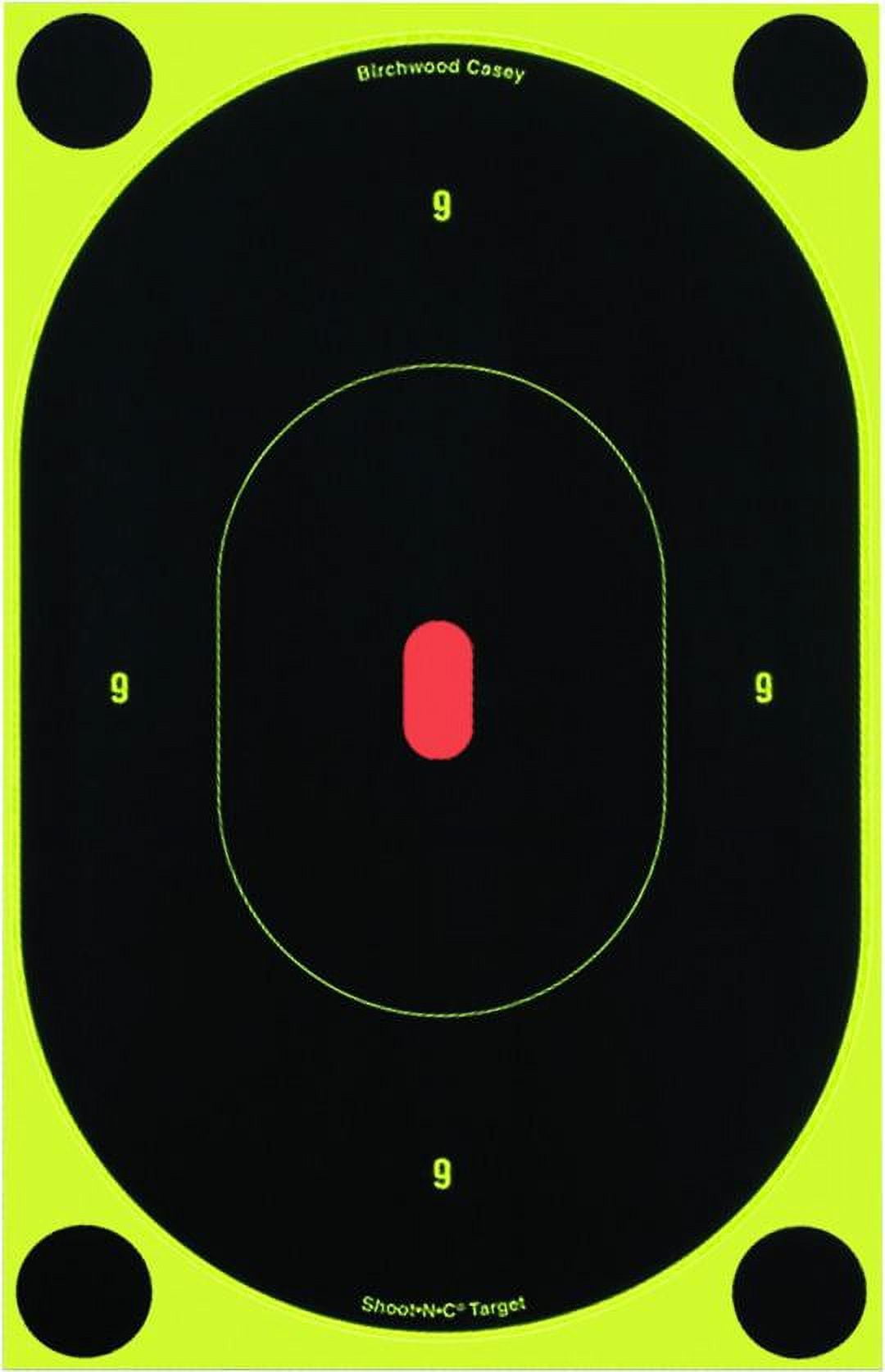 BIRCHWOOD CASEY Shoot-N-C 7" Oval Silhouette Reactive Targets - Highly ...
