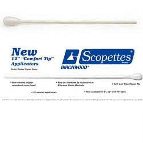 Birchwood Laboratories 34-7021-12 Single Ended Swab, Paper Handle Box ...