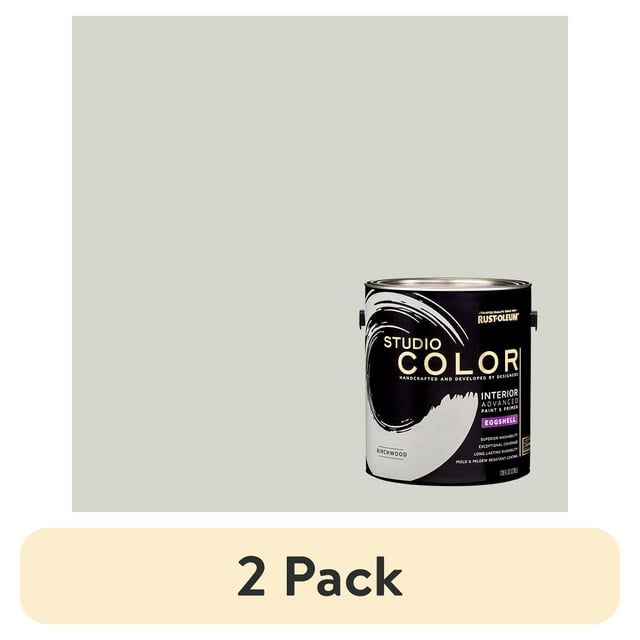 (2 pack) Birchwood, Rust-Oleum Studio Color Interior Paint + Primer ...
