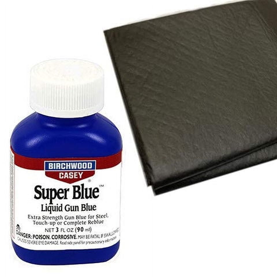 Birchwood Super Blue Liquid Metal Bluing with Two Absorbent Pads ...