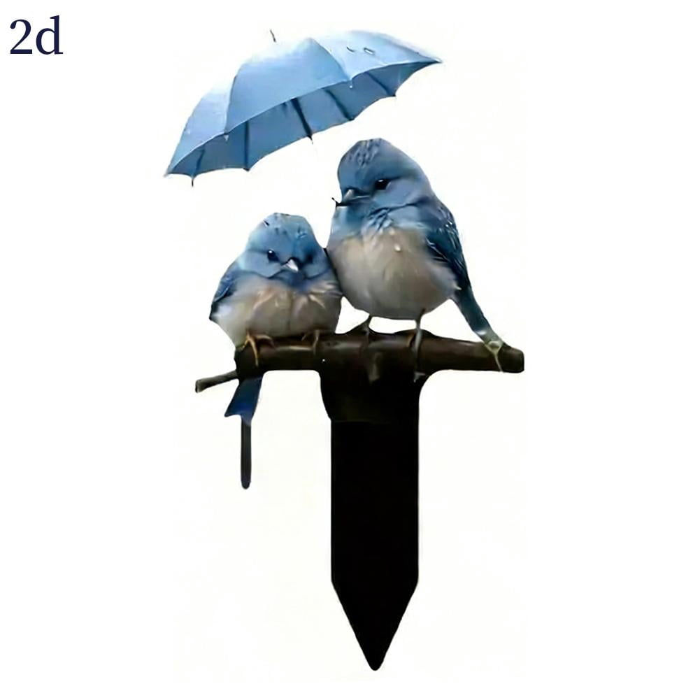 Bird Acrylic Garden Stake2D Flat Lawn Decor for Yard and ...
