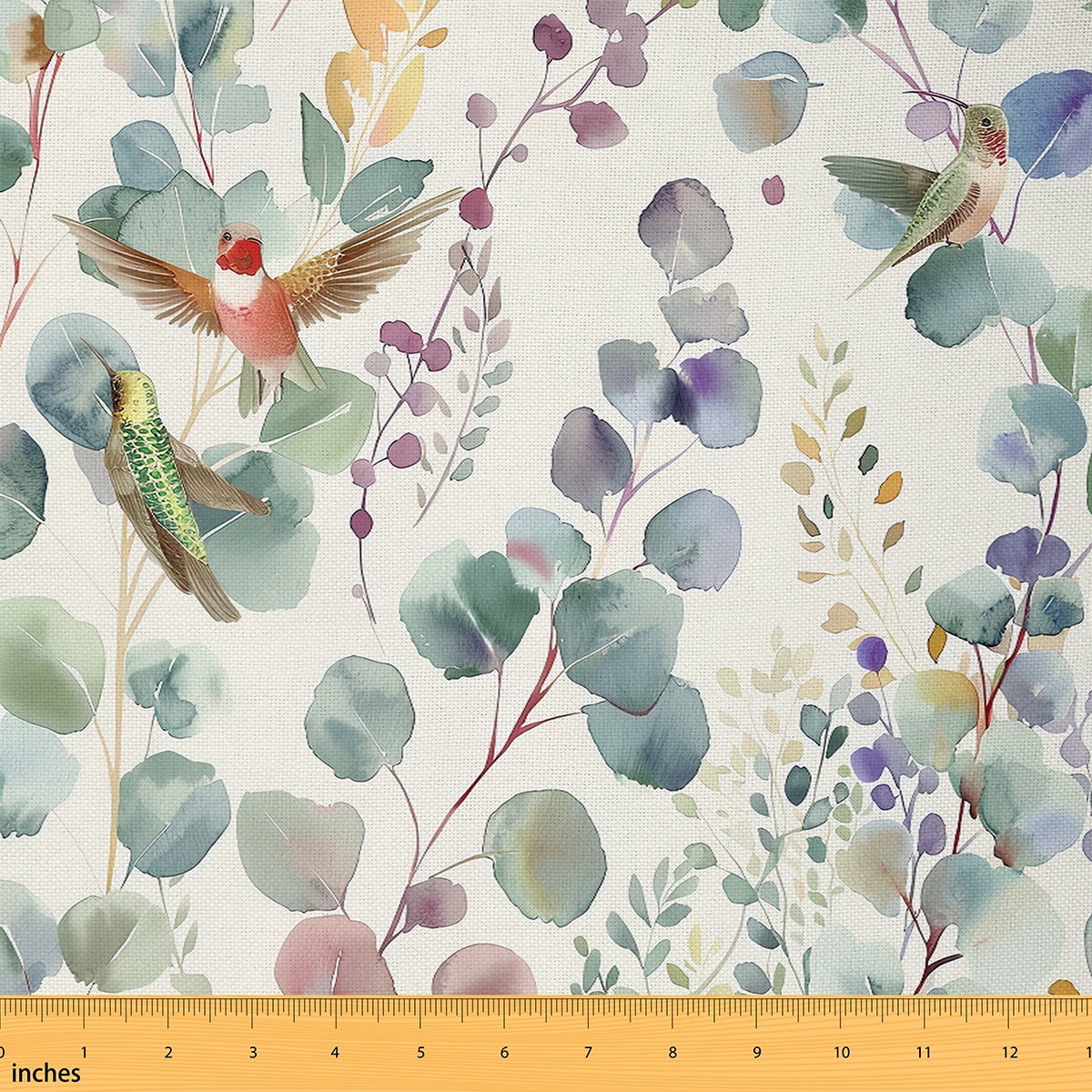 Bird Animals Fabric by the Yard,Aesthetic Tie Dye Upholstery Fabric ...