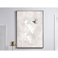 Bird Art Print Neutral Art Print Abstract Wall Art Japandi Decor ...