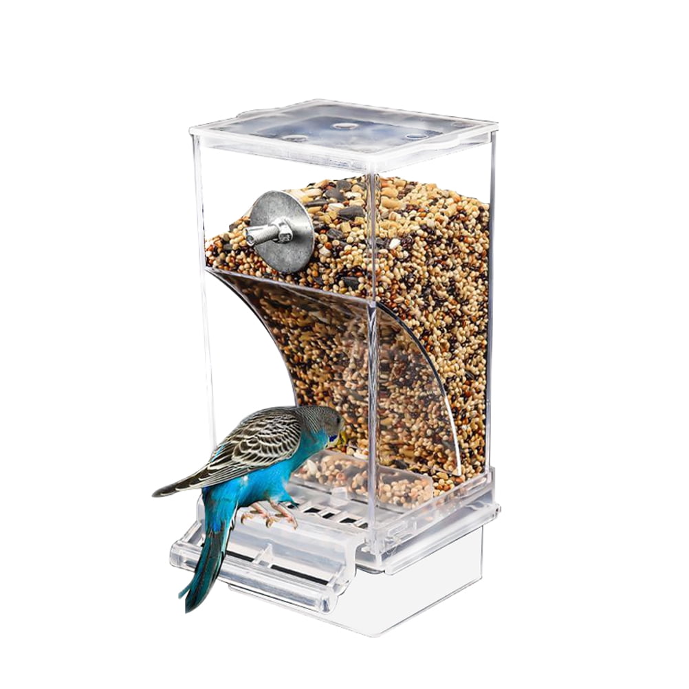 Bird Automatic Feeder Splash Proof Bird Feeder Bird Cage Accessories ...
