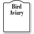 Bird Aviary Zoo WB Aluminum Composite Sign 15''x18'' - Walmart.com