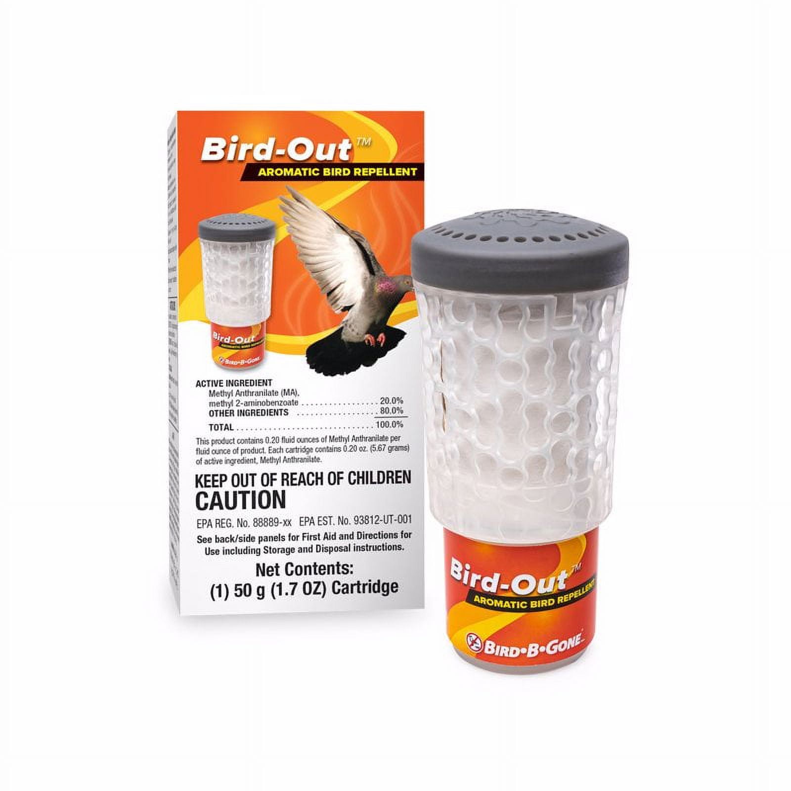 Bird-B-Gone Bird-Out Bird Deterrent For Assorted Species 1 pk - Walmart.com