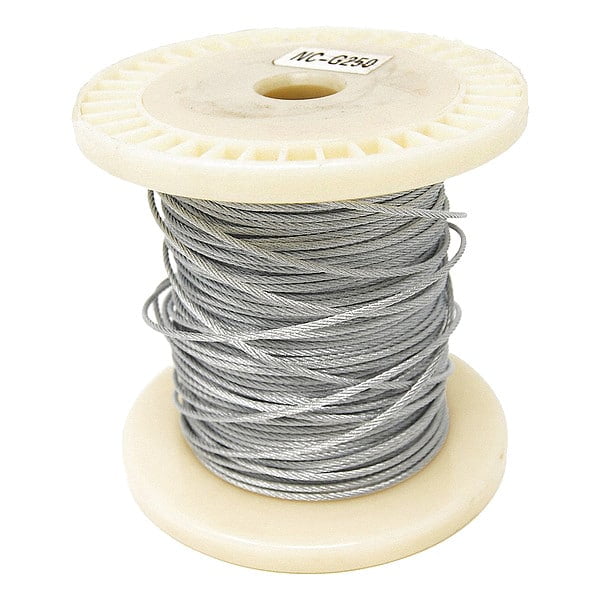 Bird Barrier Netting Perimeter Cable,250 ft W,1/8in H nc-g250 - Walmart.com