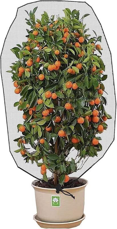 Bird Barrier Nylon Netting Mesh with Drawstring -Garden Bug Netting ...