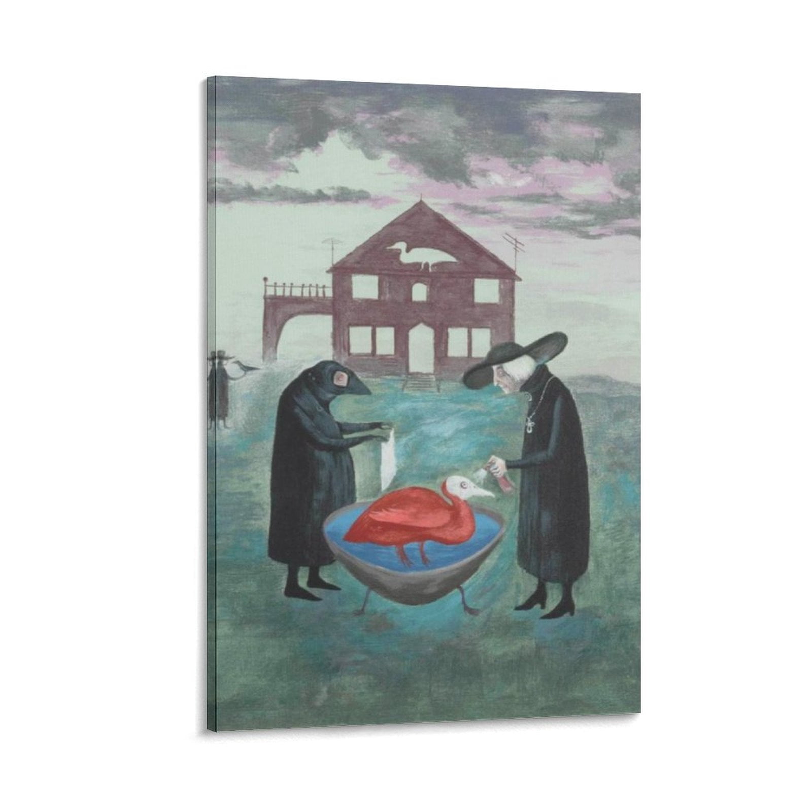 Bird Bath 1974 by Leonora Carrington Painting Painting On Canvas Wall ...