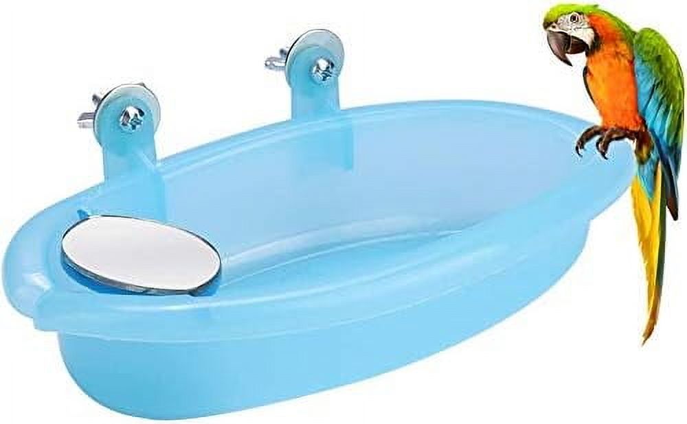 Bird Bath Box for Healthy Hygiene, Portable Parrot Hanging Bathroom ...