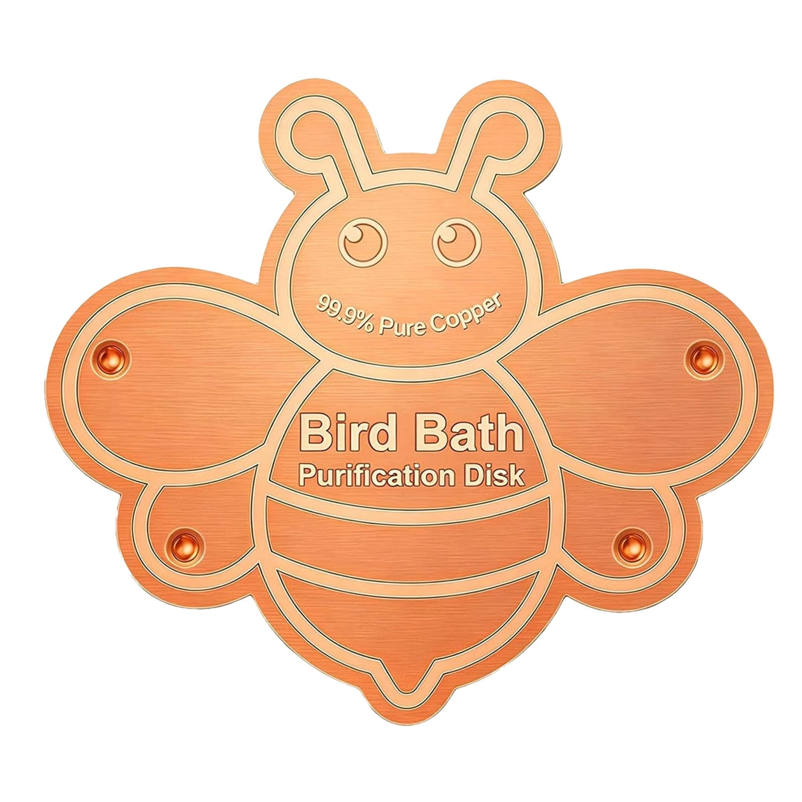 Bird Bath Copper Disk, 0.6mm Reinforced 99.99% Pure Copper Cleaning ...