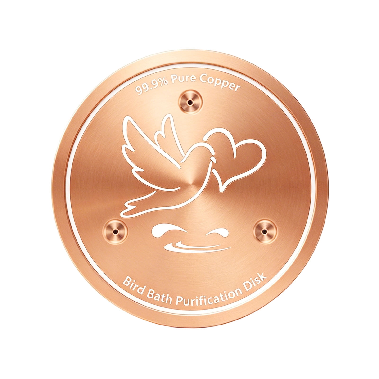 Bird Bath Copper Disk, 0.6mm Reinforced 99.99% Pure Copper Cleaning ...