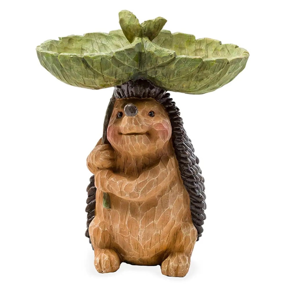 Bird Baths For Outdoors Animal Statue Outdoor Birdfeeder For Garden ...