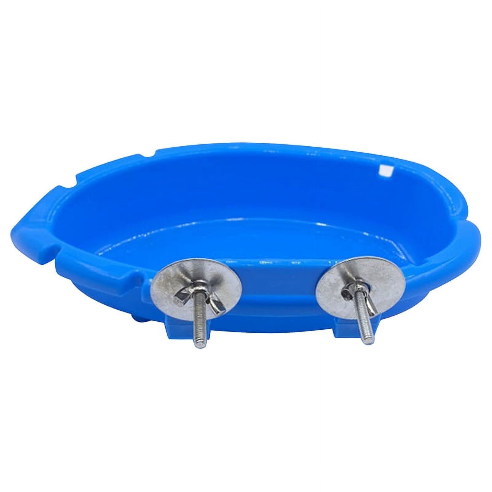 Hibibud Bird Baths Tub Bowl Basin Parrot Cage Hanging Bathing Box Bird Birdbath Tub