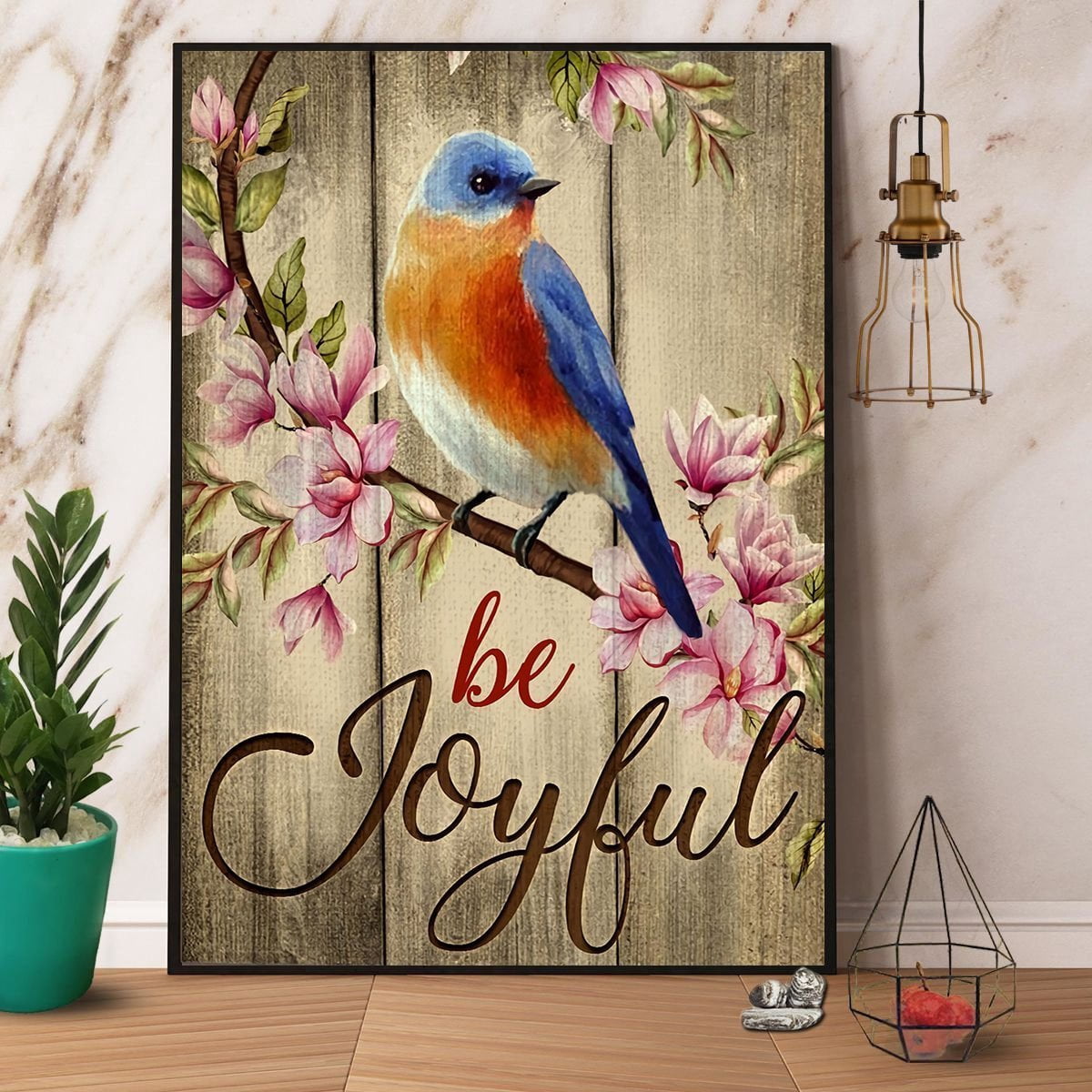 Bird Be Joyful Satin Poster Wall Art Decor 11 x 17 Inch Poster ...