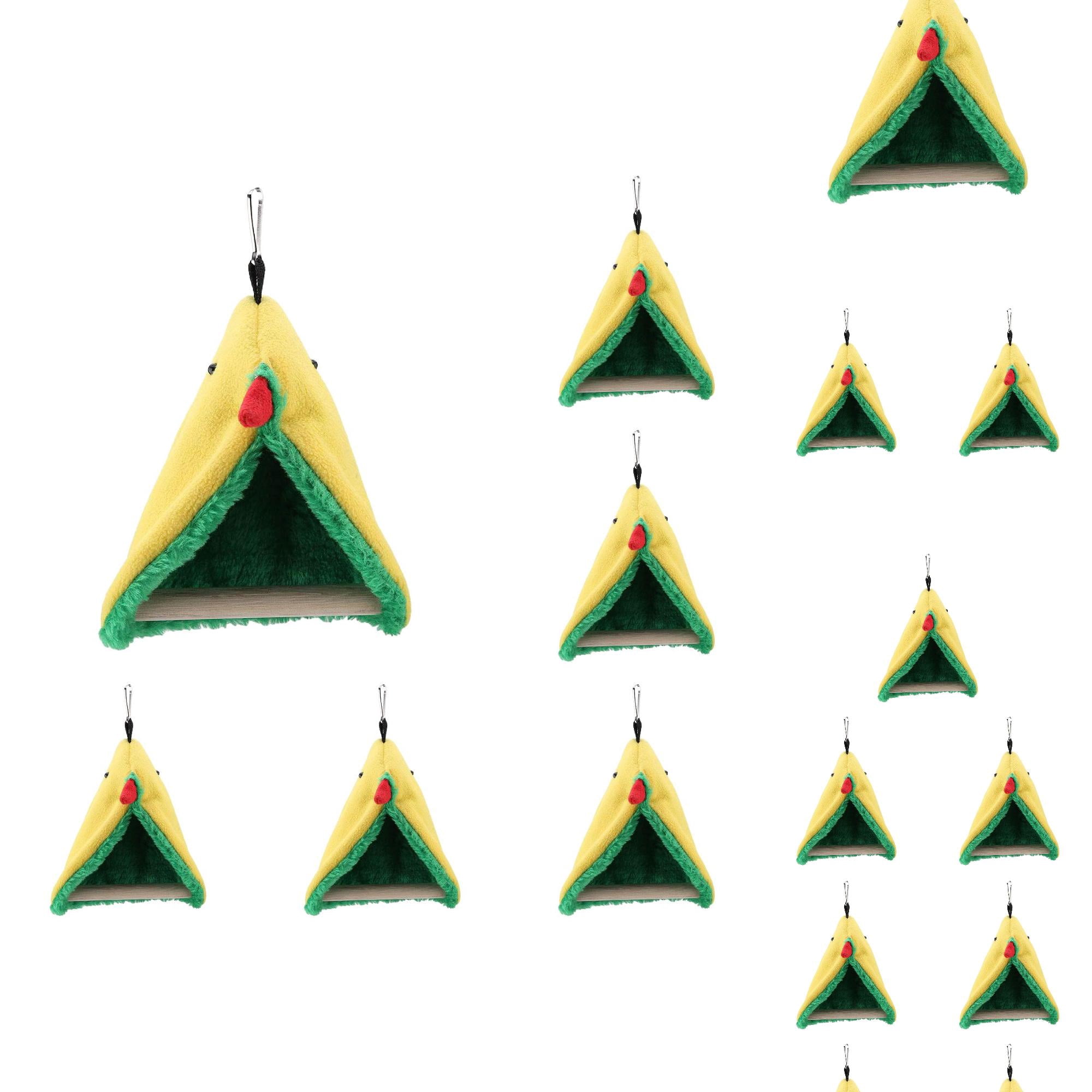 Bird Bed Cozy Parrot Triangle Ham Mock Cage Hanging Plu Sh Tent Toys ...