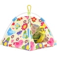 Bird Bed & Nest Tent with Dual-Sided Mat — Compact Hammock Cage ...