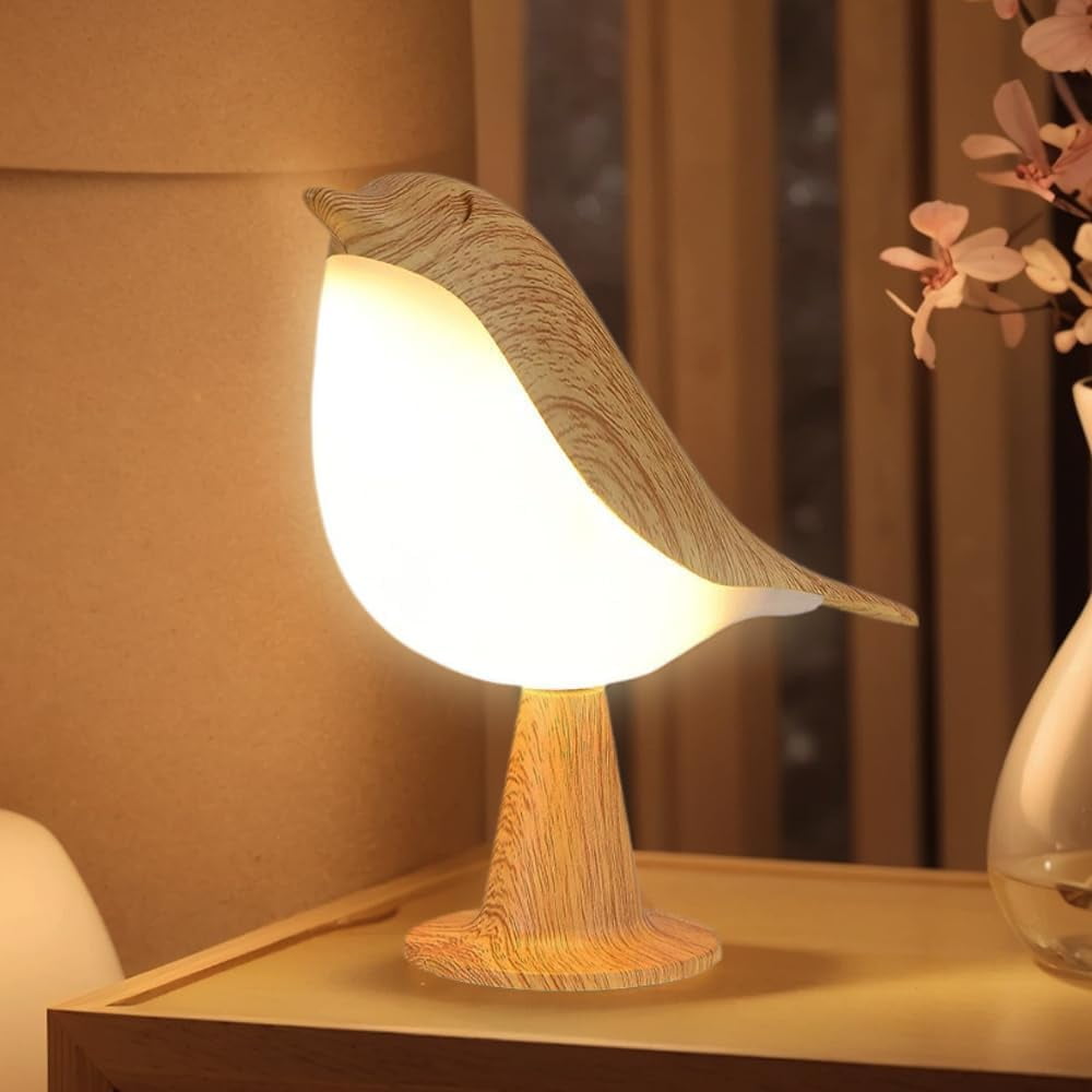 Bird Bedside Table Lamp for Bedroom,Led Desk Lamp with 3 Level ...