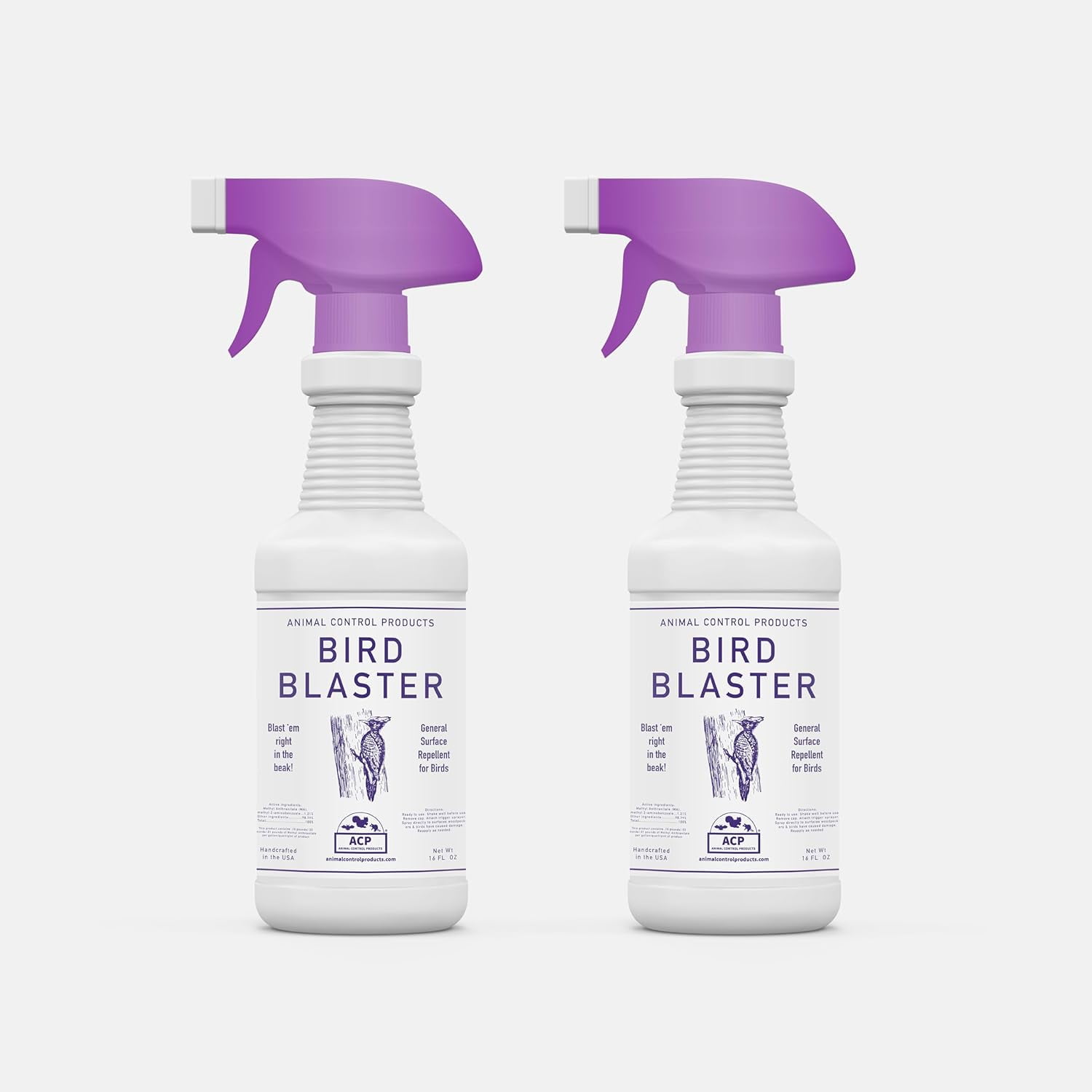 Bird Blaster 2-Pack 16oz Bottle (32 oz) | Highly Effective & Easy to ...
