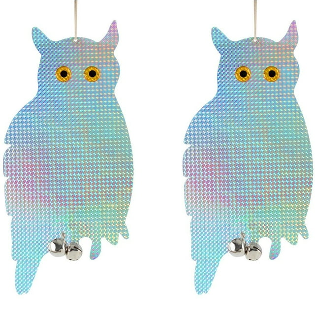 Bird Blinder Reflective Hanging Owl - Outdoor Pest Control, Bird ...