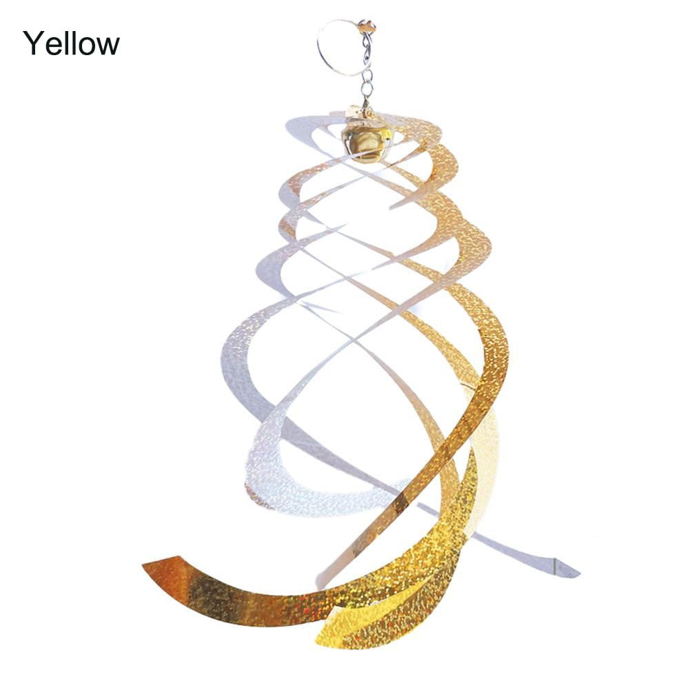 Bird Blinder Reflective Reflective Wind Bird Deterrent Spirals Yard ...