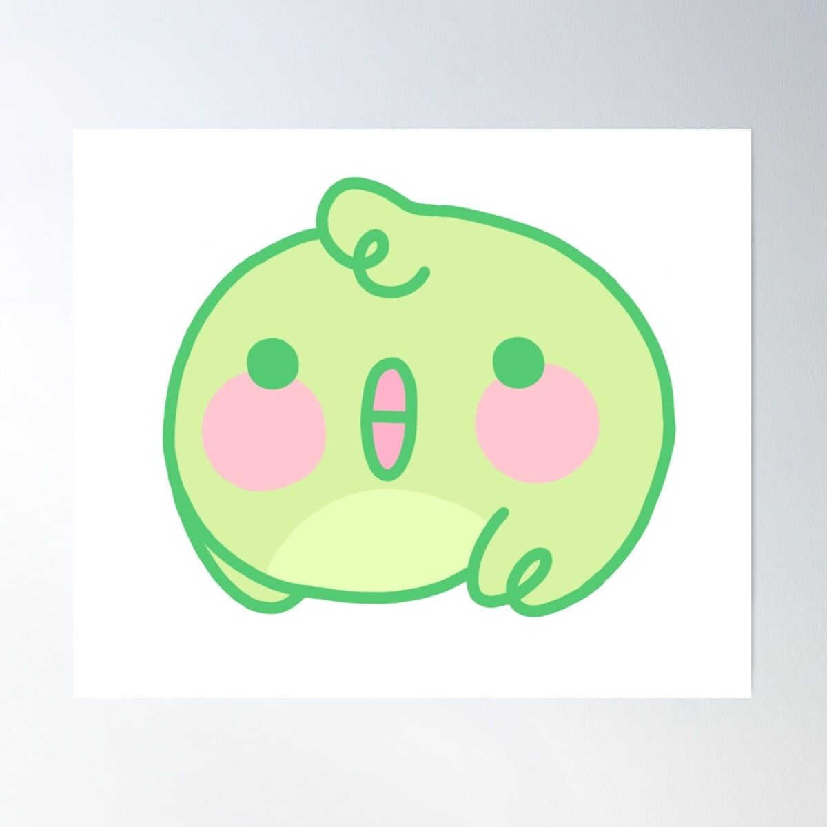 Bird Boi [Strawberry Kiwi] Poster Wall Art, Modern Wall Decor For ...