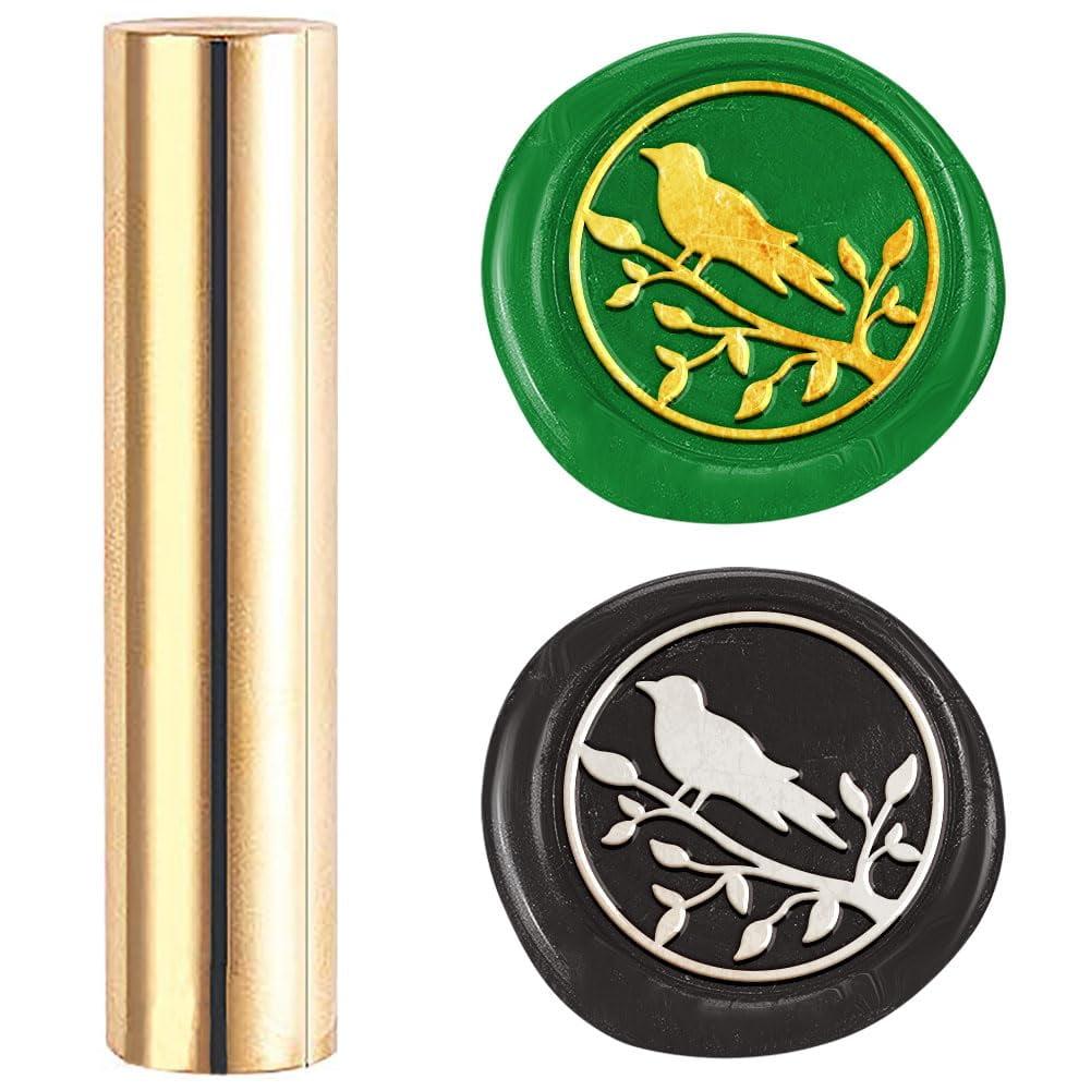 Bird Branch 15mm Mini Brass Wax Seal Stamp Gun Wax Seal Vintage Sealing ...