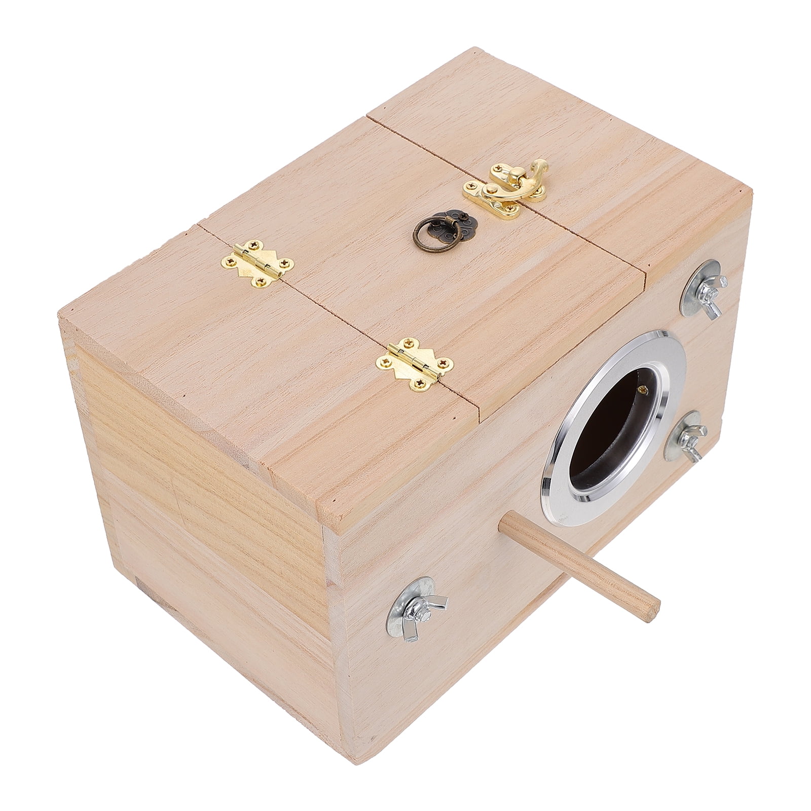 Bird Breeding Box Parakeets Nest Budgie Nesting House Cage Accessories ...