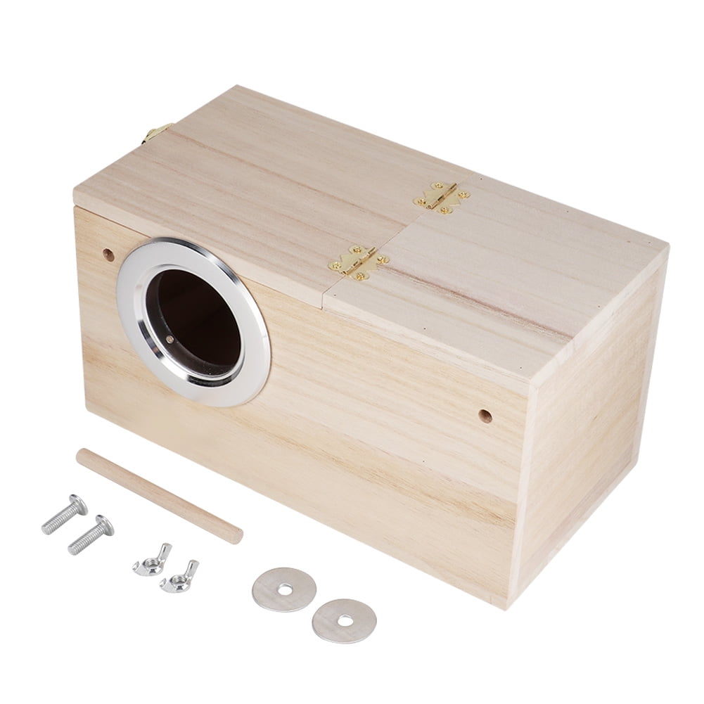 Bird Breeding Box, Sturdy And Durable Quality Wooden Pet Bird House ...