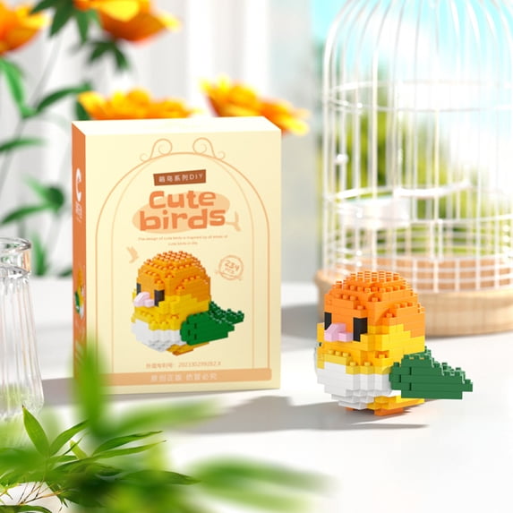 Bird Building Set Parrots Mini Building Blocks, Animals Buildling ...