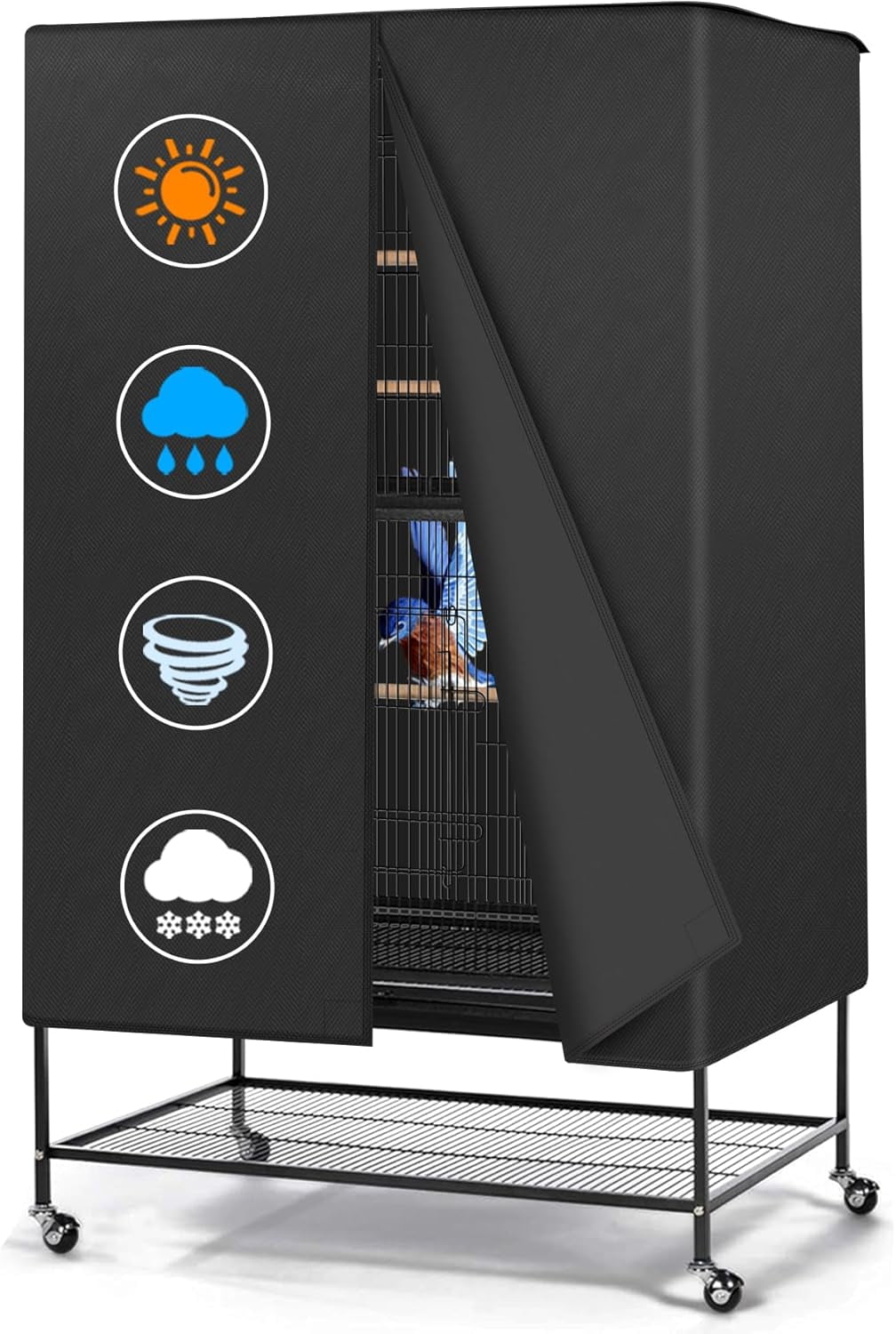 Bird Cage Cover - 600D Bird Cage Covers for Night Heavy Duty ...