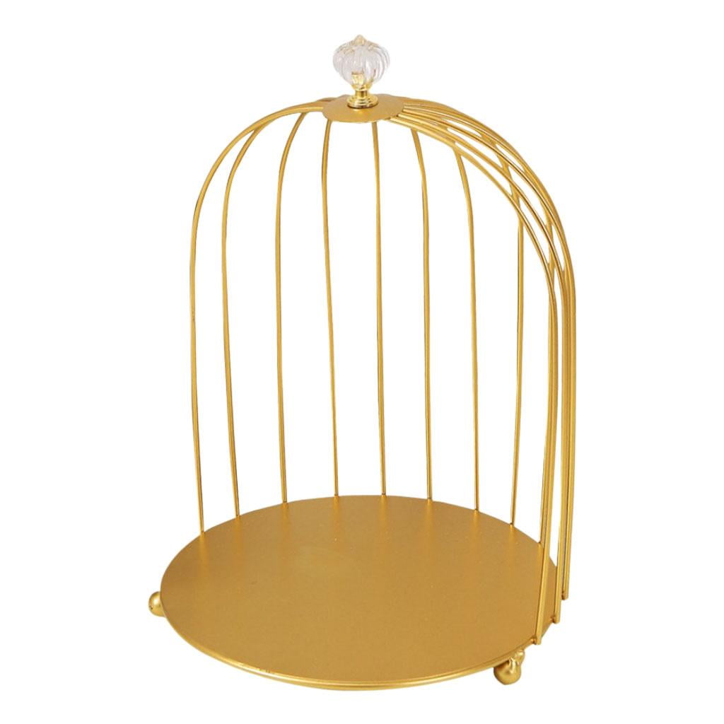 Bird Cage Desk Perfume Organizer Holder Cosmetics Makeup Jewelry Rack ...