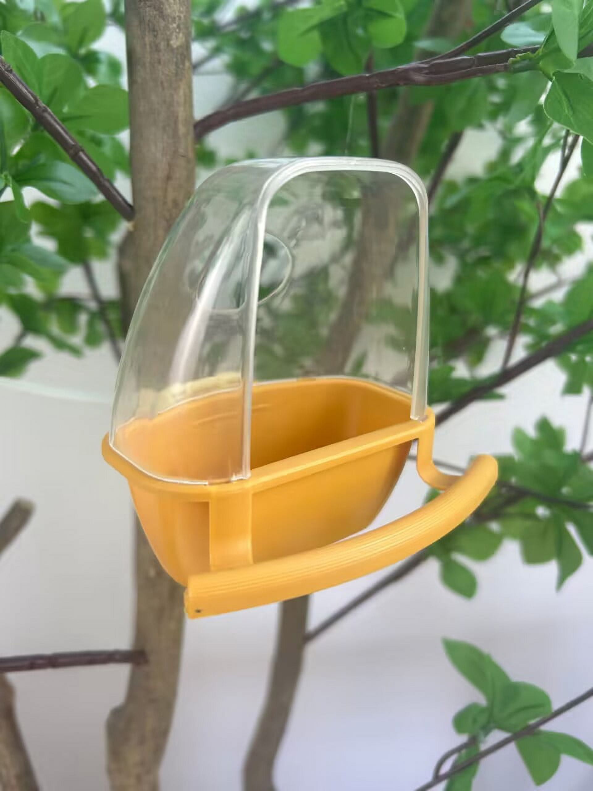 Parrot Feeder Wharick 2Pcs Bird Feeding, Removable Parret Hanging Seed ...