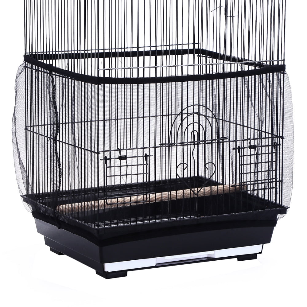 Bird Cage Mesh Cover Splash Proof Anti Fly Feather Protection Square ...