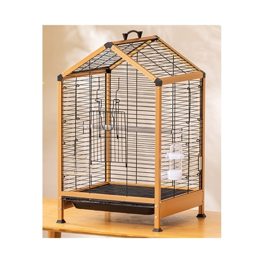 Bird Cage Parrot Cage Household Bird Horizontal Silk Villa Cage ...