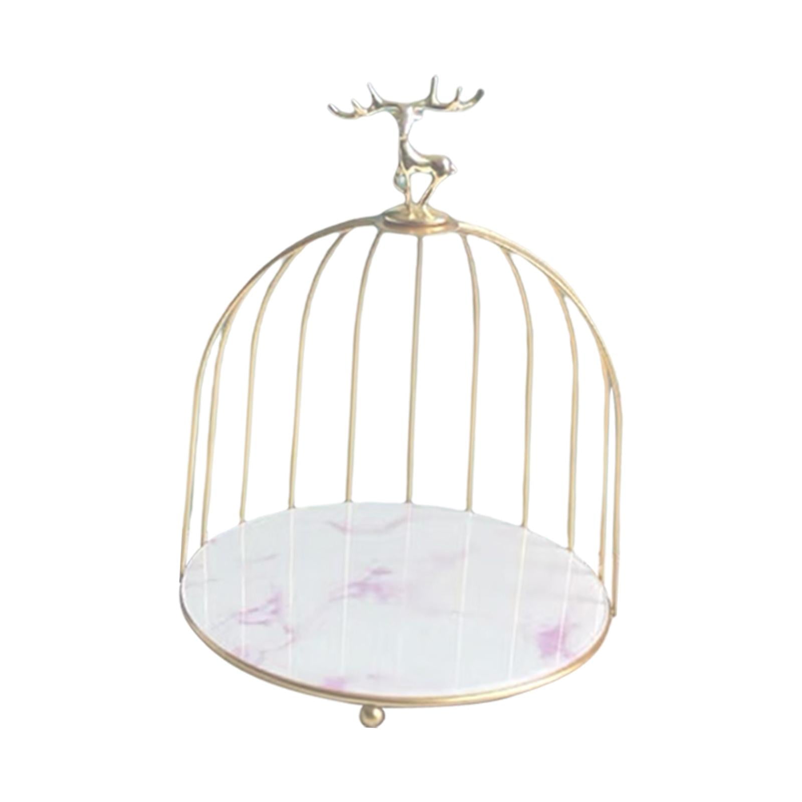Bird Cage Rack Cosmetic Holder Kitchen Rack Lipstick Jewelry for Women ...