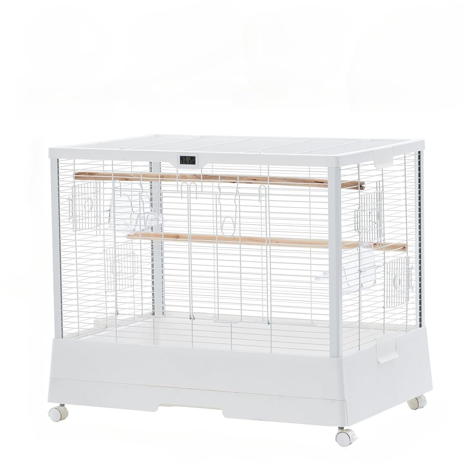 Bird Cage,Standing Flight Bird Cage With Rolling Stand And Slide Out ...