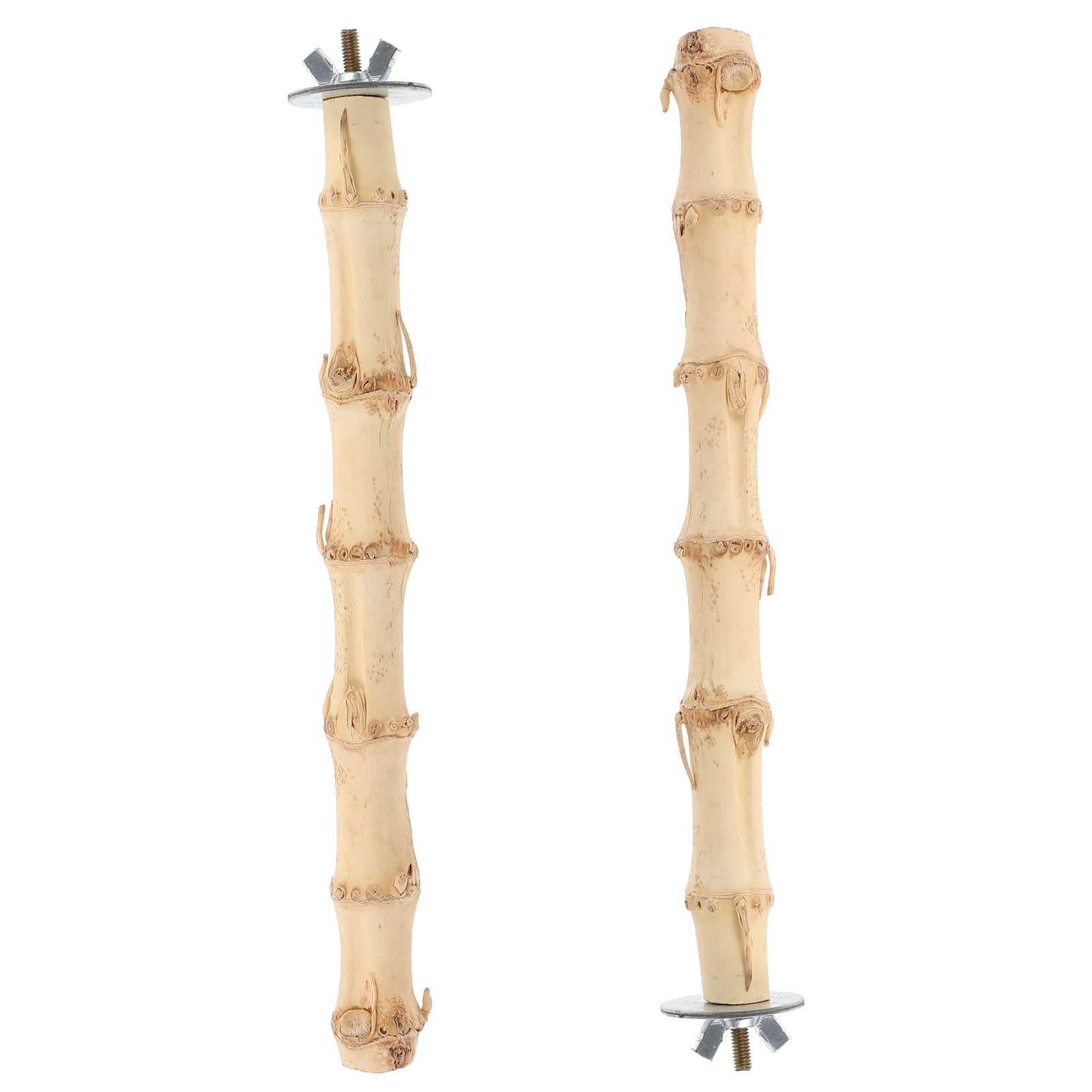 RUNROTOO Parrot Perch Light Yellow 2Pack 7.9x1x1In - Walmart.com