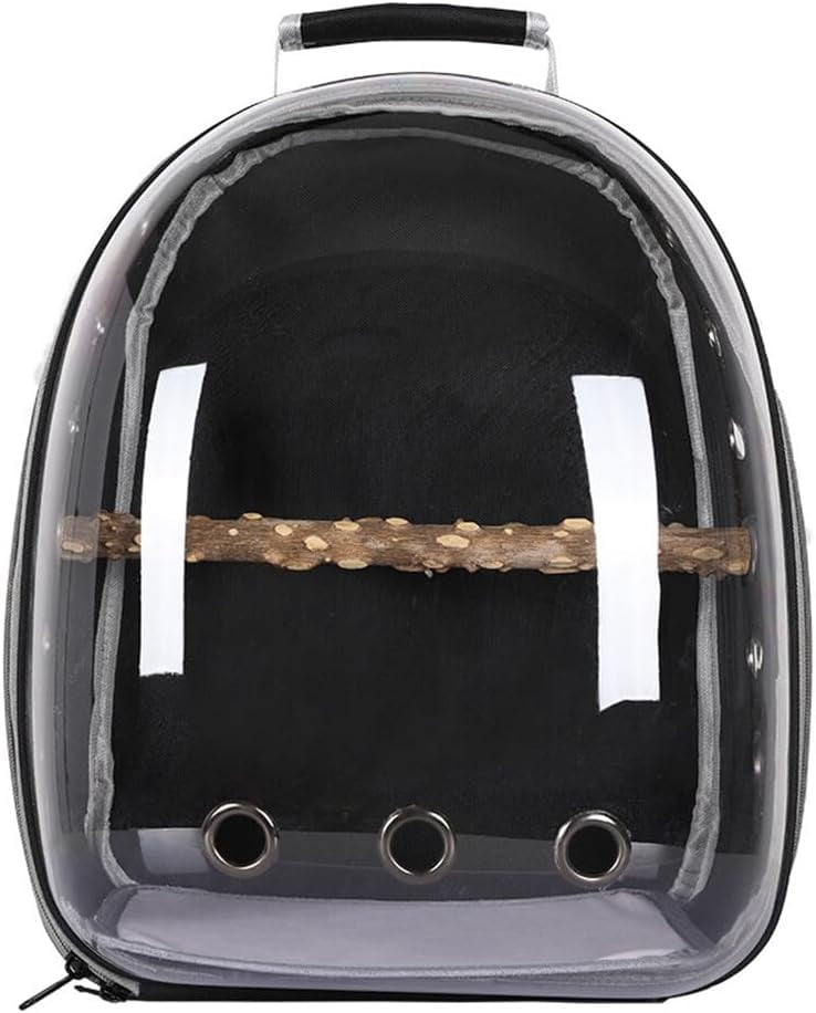 Bird Carrier Backpack, Bird Travel Carrier with Standing Perch ...