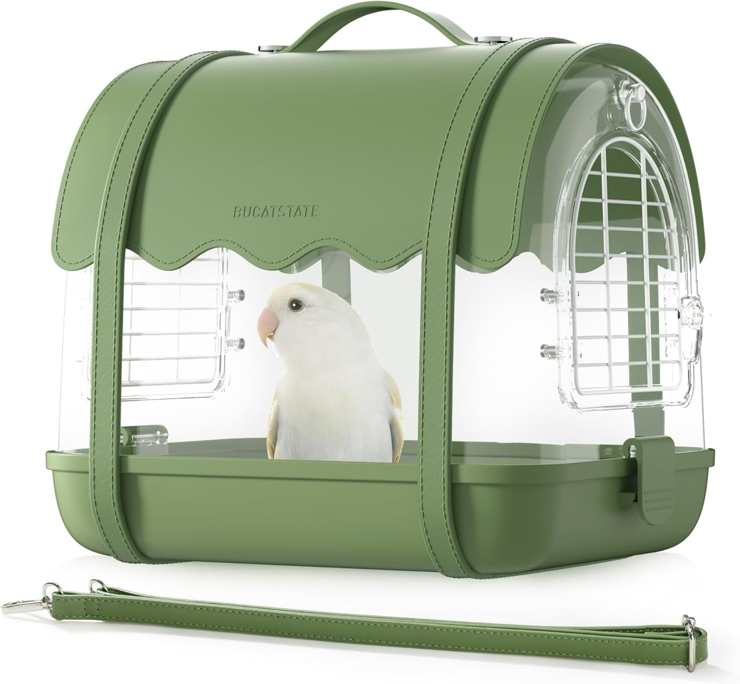 Bird Carrier Backpack with Shade Cover, Travel Bird Cage Bag ...