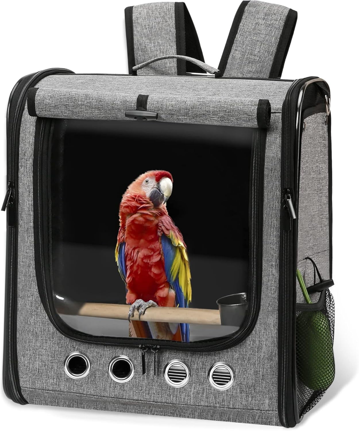 Bird Carrier Bag Bird Travel Cage with Stand, Lightweight Backpack for ...