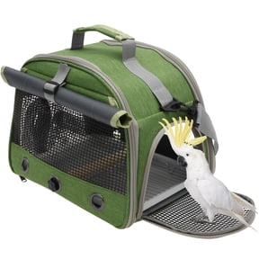 Halinfer Bird Travel Carrier Backpack with Stainless Steel Tray and ...